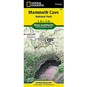 Mammoth Cave National Park Map (National Geographic Trails Illustrated Map, 234)