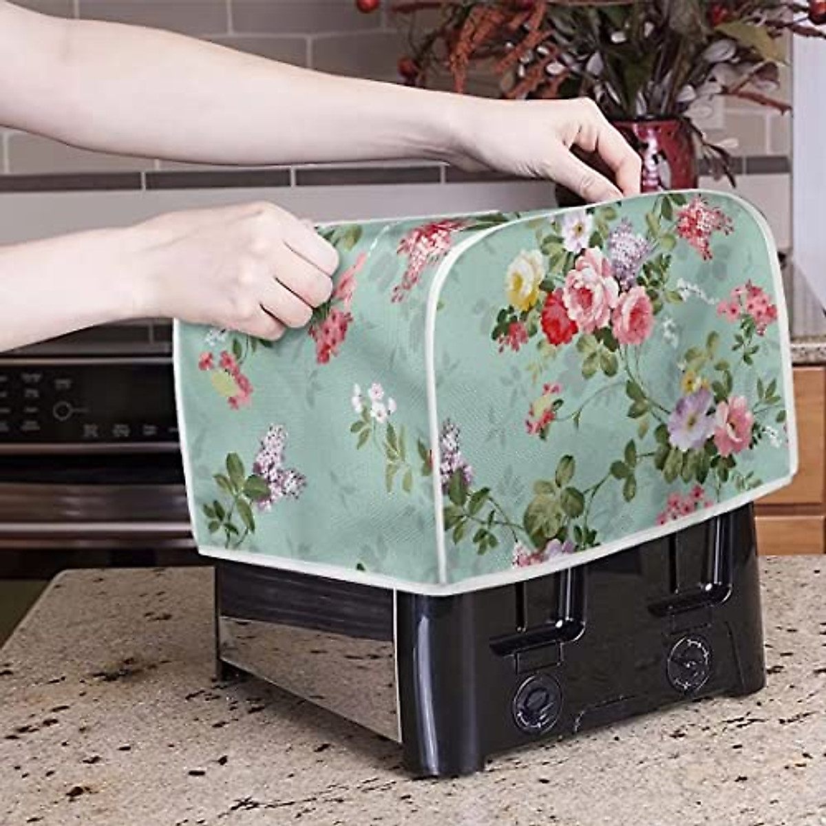 Yiekeluo Big Rooster Toaster Cover 2 Slice Bread Toaster Oven Dustproof Cover Kitchen Broiler Organizer Bag,Washable & Waterproof