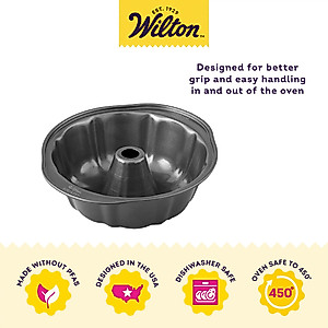 Wilton Perfect Results Premium Non-Stick 9-Inch Fluted Tube Pan