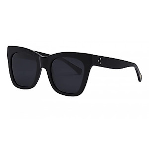 I-SEA Women's Sunglasses - Billie (BLACK/SMOKE POLARIZED)