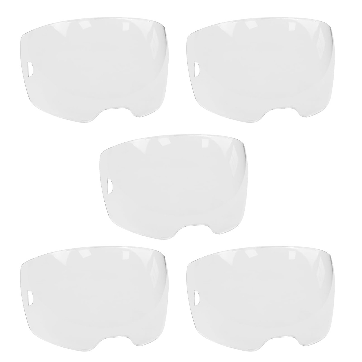 5 PACK 0700000802 Clear Front Cover Lens, Clear Polycarbonate Outside Cover Lens, 3.93" x 2.36" Viewing Lens, A50 Welding Helmet Cover Lens, Compatible with ESAB 0700000800 Sentinel A50 Welding Helmet