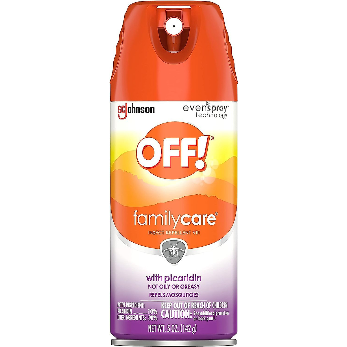 OFF! Family Care Picaridin Aerosol, 5 Ounce (Pack of 2)