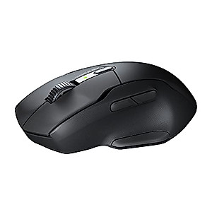 ROCCAT Kone Air - Wireless Ergonomic Gaming Mouse with 800 Hour Battery Life, 19K DPI Optical Sensor, Double-Injected Rubber Side Grips, Programmable Button Design, and Titan Optical Switches - Black