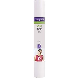 Cricut SportFlex Iron On Vinyl, DIY Supplies, 11.8” x 24” HTV Roll - White