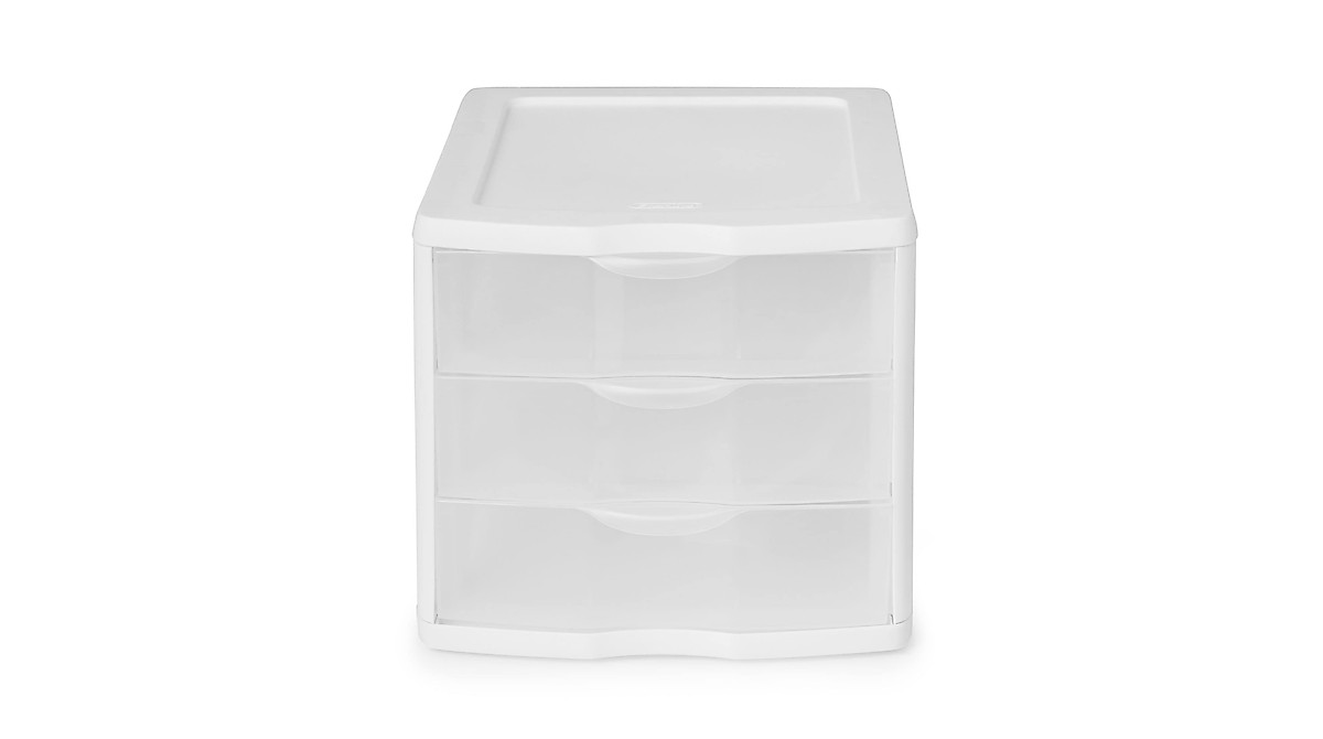 Sterilite ClearView 3-Drawer Organizer | Home Storage Solution