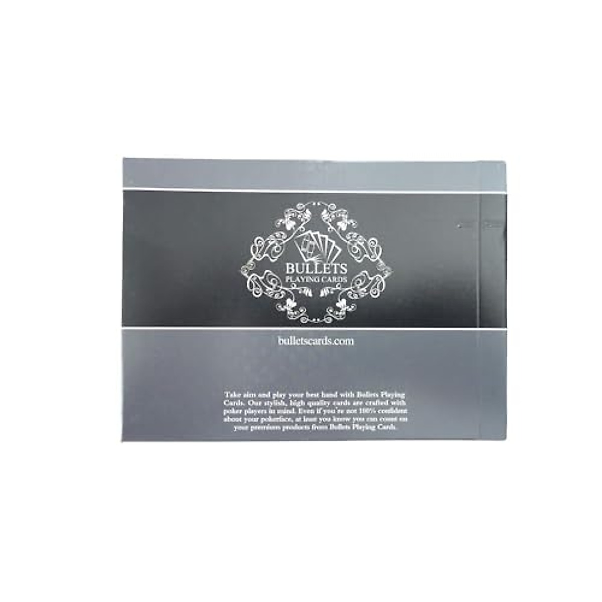 Bullets Playing Cards – Two Decks of Poker Cards – Waterproof Plastic – Easy to Read & Great Feel - Jumbo Index & Four Pips – Including Cut-Card – Professional Playing Cards for Texas Holdem Poker