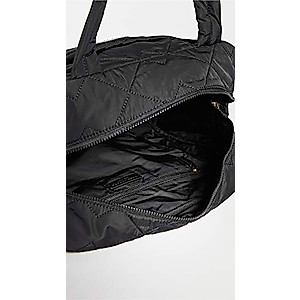 Marc Jacobs Women's Quilted Nylon Medium Bag, Black, One Size