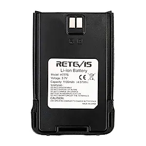 Retevis H-777S Walkie Talkies Battery,1100mAh Rechargeable Battery,3.7V 2 Way Radios Battery H-777S (not for H777) Walkie Talkies (1 Pack)