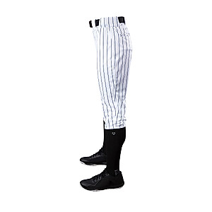 EvoShield Men's Salute Pinstripe Knicker Pant - Team White/Navy, Size Small