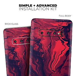 DesignSkinz Liquid Abstract Paint Remix V6 Protective Vinyl Decal Wrap Skin Cover Compatible with The Samsung Galaxy S20 (Screen Trim & Back Glass Skin)