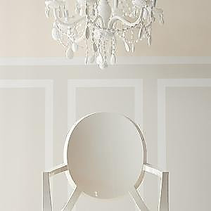 2xhome Ghost Arm Side Chair, White