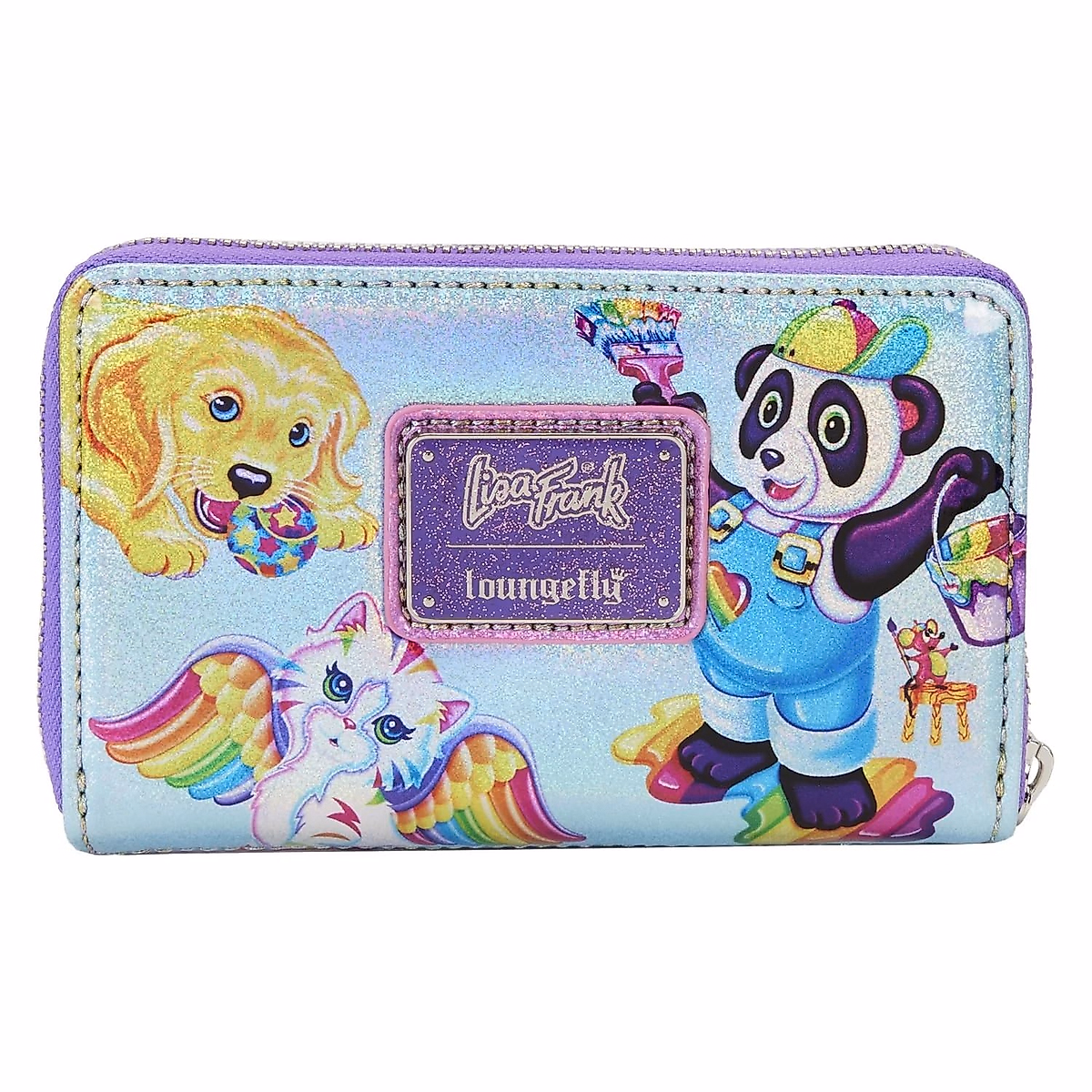 Loungefly Lisa Frank Color Block Faux Leather Wallet