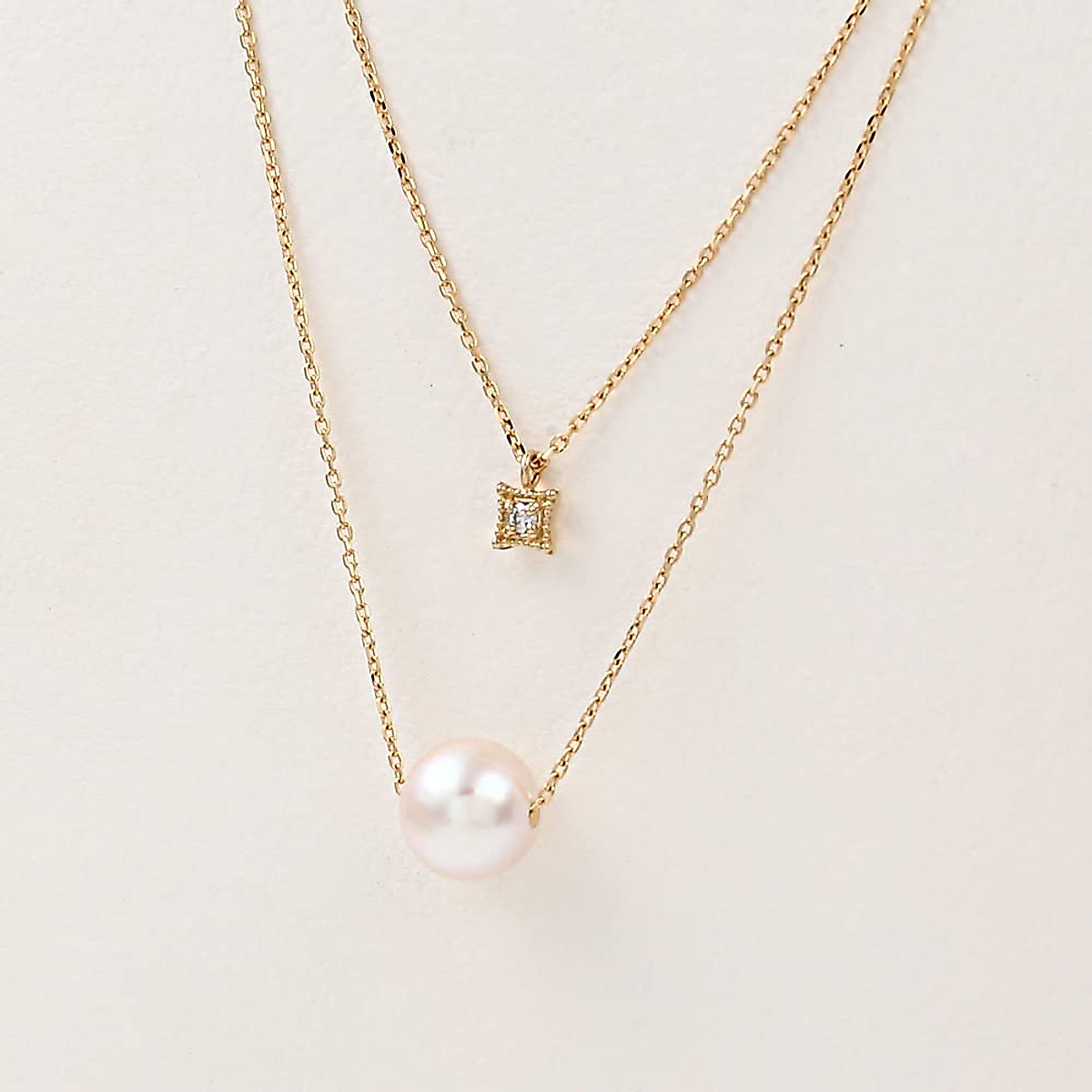 Japanese 7.0mm Akoya Cultured Pearl Pendant Necklace for Women with 18K Yellow Gold | Classy Design Excellent Gift | Pearl Necklace