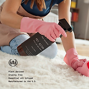 Muse Apothecary Complete Pet Stain and Odor Remover Enzyme Carpet Cleaner - Dog Stain Remover and Odor Neutralizer, Essential Oils Infused, Pet Stain Remover for Carpet - Pet Stain Carpet Cleaner 16oz