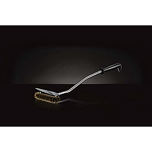 Napoleon BBQ Grill Accessory - Brass Bristle Wide Grill Brush - 62056 - Brass Bristle BBQ Brush, 18-inches (45.72 cm), Clean Cast Iron or Stainless Steel Barbecue Grill Grates
