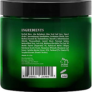 Botanic Hearth Tea Tree Hair Mask & Deep Conditioner, Moisturizes & Protects Hair & Scalp - with Soy Protein, Vitamin E, Collagen, Keratin & Coconut Oil - 16 oz (Packaging May Vary)