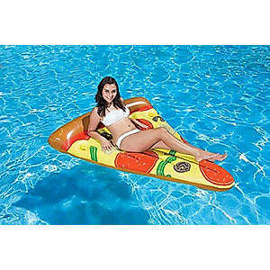 Poolmaster Inflatable Swimming Pool Mattress, Slice O' Pizza and Beer Mug Combo