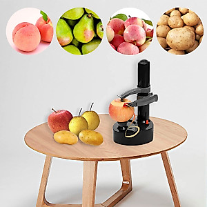 Stainless Steel Replacement Blades 15 Pieces for Automatic Electric Potato Peeler, Automatic Rotating Fruits Vegetables Cutter Peeling Tool (Red)