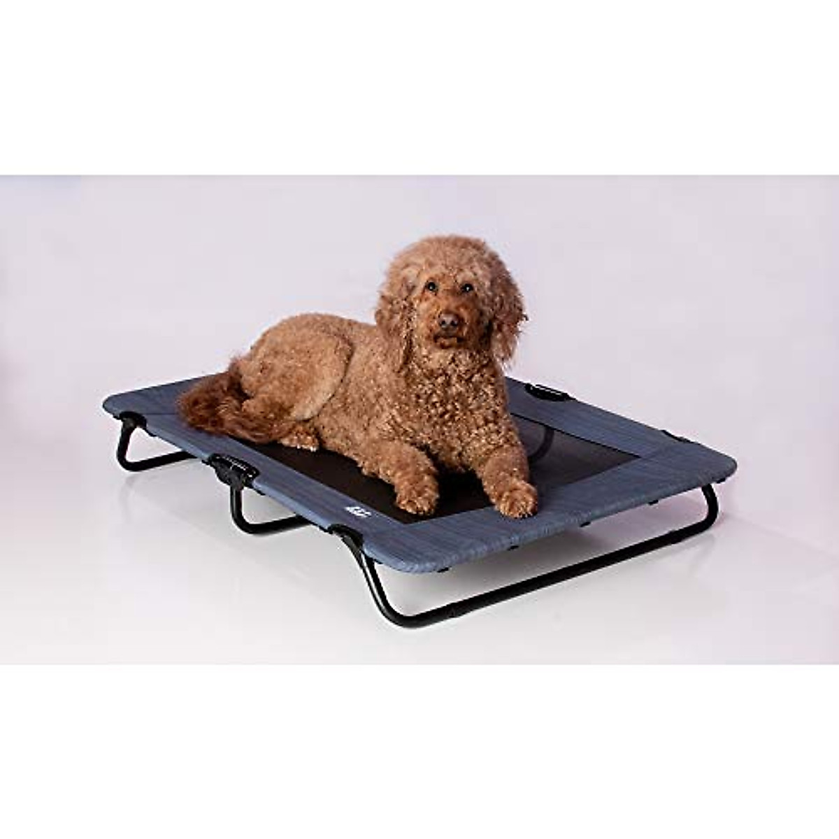 Lifestyle Pet Cot Elevated Bed, No Assembly Required, Premium Tear Resistant Cooling Mesh, Indoor & Outdoor, Lightweight & Portable, 3 Models, 2 Colors