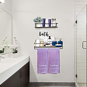 QEEIG Bathroom Floating Shelves Bundle (Contains 2 Items)