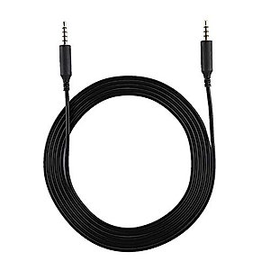 Replacement Audio Cable for Gaming Headset 2M 3.5mm Gold Plated Male to Male Audio Cord for Logitech AstroA10 A40 A30 A50 Gaming Headset