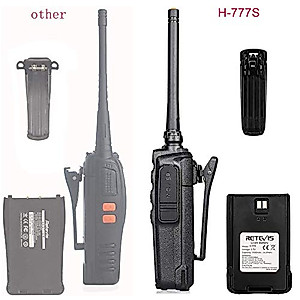 Retevis H-777S Walkie Talkies 2 Way Radios,Two Way Radio Rechargeable Long Range,VOX Hands Free USB Charger Dock Sturdy,Workers Business Company School Hotel Retail(20 Pack)