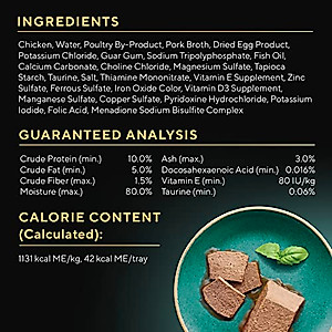 SHEBA PERFECT PORTIONS Kitten Paté Wet Cat Food Trays (24 Count, 48 Servings), Savory Chicken Entrée, Easy Peel Twin-Pack Trays