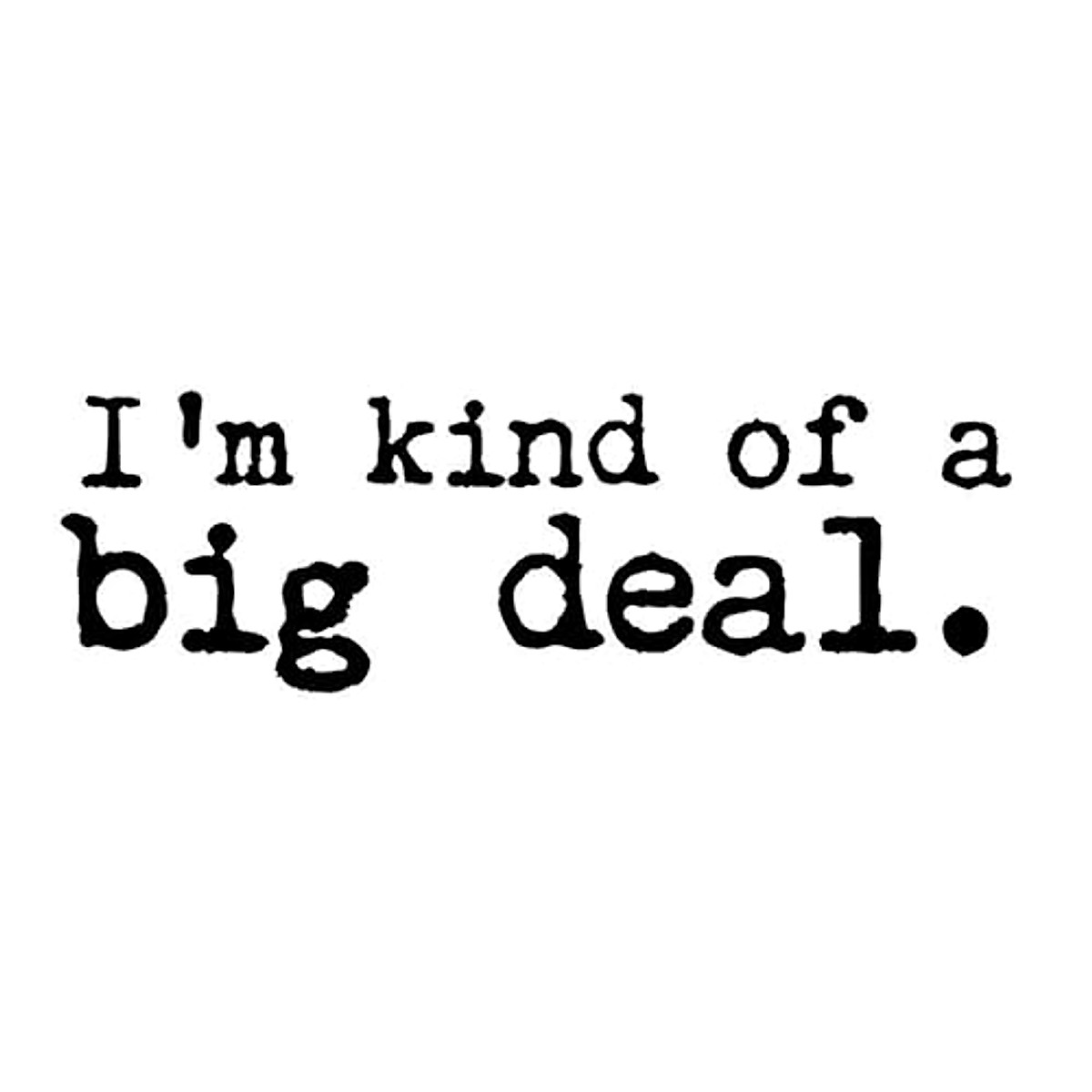 CafePress Im Kind Of A Big Deal. Travel Mug 20 oz. Insulated Stainless Steel Coffee Tumbler