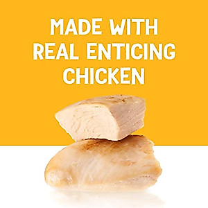 Purina Friskies Pureed Cat Food Topper, Lil’ Shakes With Enticing Chicken - (16) 1.55 oz. Pouches