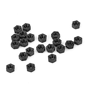 300pcs Black M3 Male Female Standoffs Screws Nuts Assortment Kit with Box Widely Used in Machinery Industry, Electronic Industry, Testing Equipment, Electric Equipment