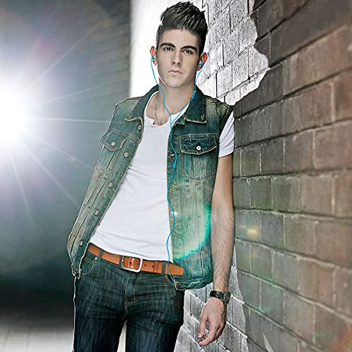 Edifier P210 in-Ear Headphones with Mic for Mobile Headset - Blue