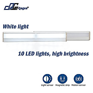 Qagea Motion Sensor Activated LED Step Lights for Under Cabinet, RV Step, Closet, Hallway, Stairway, Wardrobe, Kitchen, Vanity Replace STP54-032 (2 Pack)