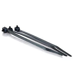 C2G 43036 TAA Compliant Cable Ties, 4 Inch Long, Black, Pack of 100