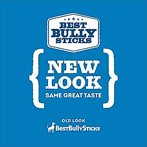 Best Bully Sticks 5-6 Inch 100% Natural Beef Bladder Sticks Dog Treats (30 Pack) - Single-Ingredient Dental Health Dog Chews - Safe Alternative to Rawhide