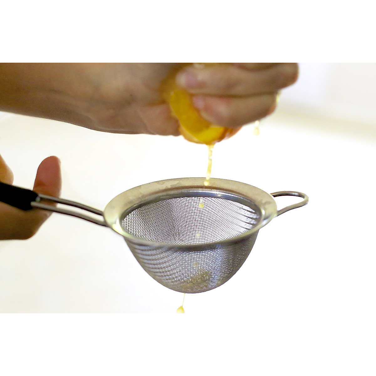 LiveFresh Fine Mesh Stainless Steel Mini Tea Strainer with Non Slip Handle - 3 inch - Ideal Size for Straining Teas and Cocktails or Sifting Flour, Sugar, Spices, and Herbs