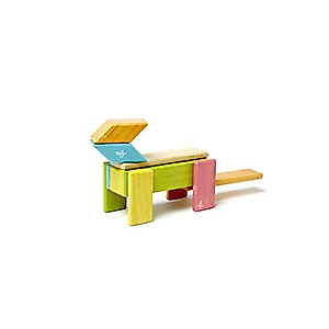 Tegu 14 Piece Magnetic Wooden Block Set in Tints