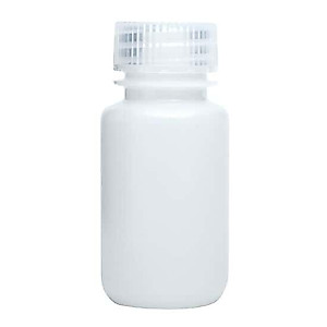 Cole-Parmer Essentials Wide-Mouth Plastic Bottle, HDPE, 60mL (2oz); 12/PK