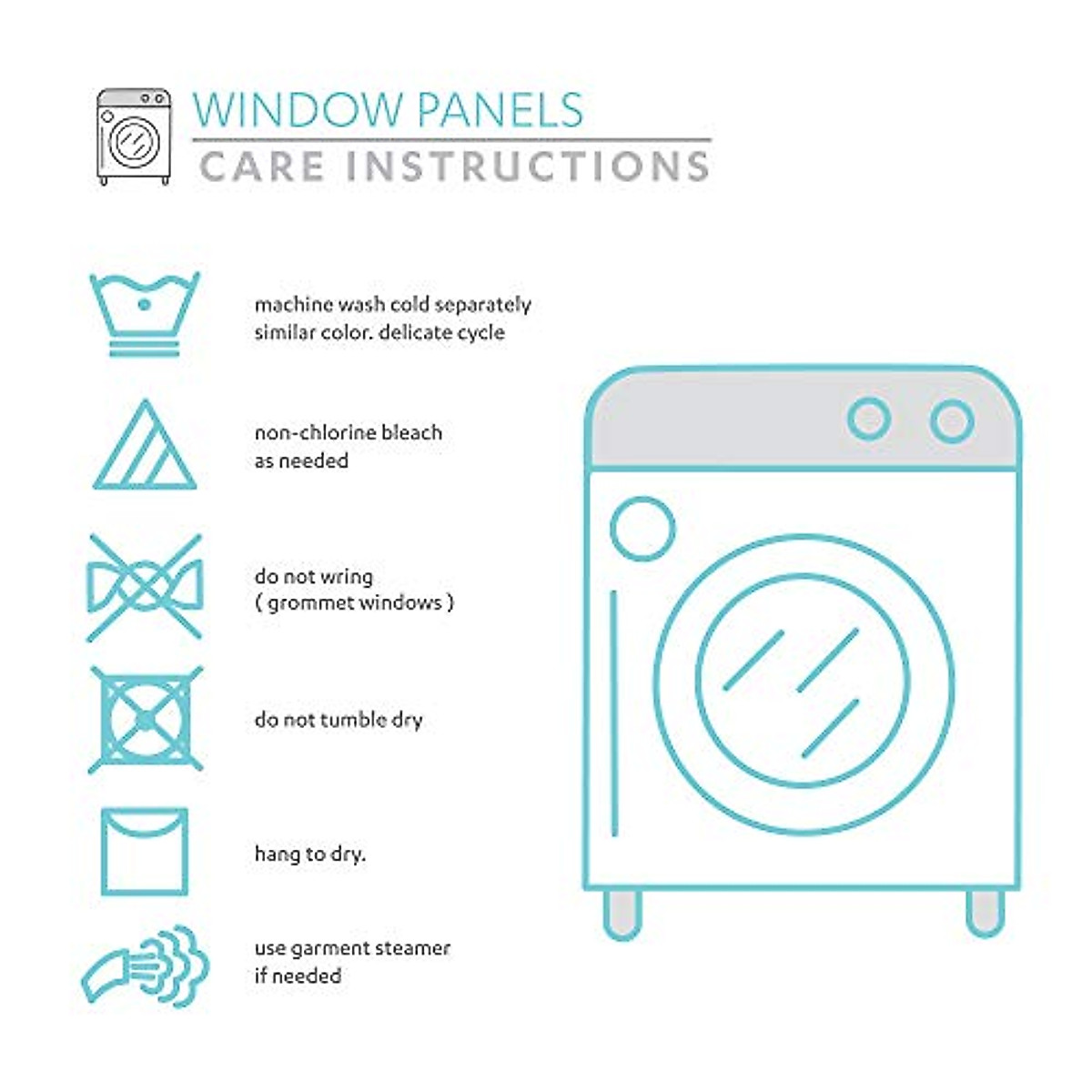 Lush Decor Farmhouse Textured Grommet Sheer Window Curtain Panel Pair, 95" Long x 38" Wide, White