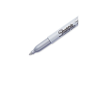 Sharpie - Fine Point Metallic Permanent Markers - Silver/Gold/Bronze (1-Pack of 4)