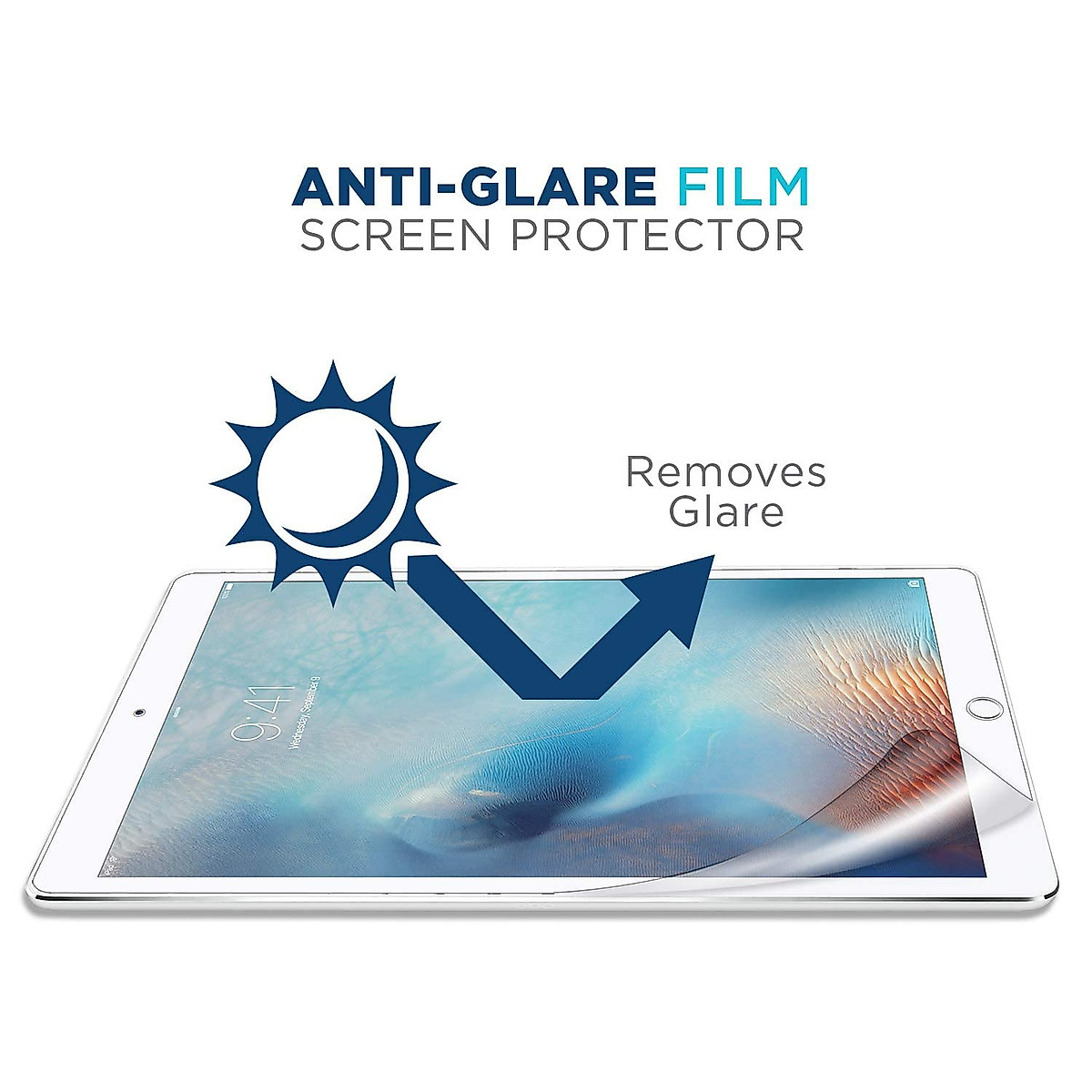 Tech Armor Matte Anti-Glare Film Screen Protector Designed for Apple iPad Pro 9.7 Inch (2016 and 2017) 2 Pack