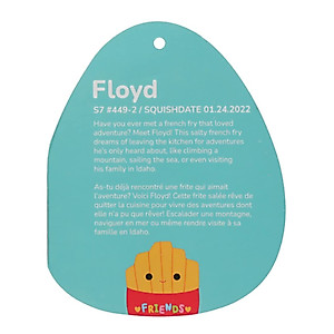Squishmallows Official Kellytoy Plush 7 Inch Squishy Stuffed Toy Animal (Floyd The French Fry)