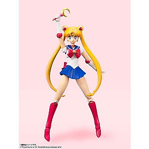 TAMASHII NATIONS - Pretty Guardian Sailor Moon - Sailor Moon -Animation Color Edition-, Bandai Spirits S.H.Figuarts Action Figure