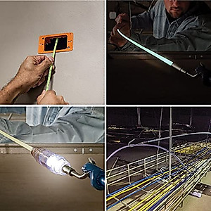 Klein Tools 56430 Glow Fish Rod Set, Wire Puller, 30-Foot