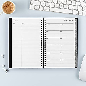 Blue Sky 2023 Weekly and Monthly Planner, January - December, 5" x 8", Flexible Cover, Wirebound, Enterprise (142095)