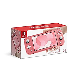 Nintendo Switch Lite - Coral (Renewed Premium)