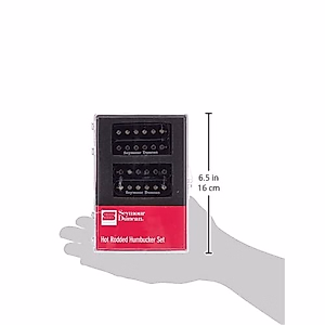 Seymour Duncan JB and Jazz Hot Rodded Humbucker Set - Electric Guitar Pickups, Perfect for Blues, Rock, Country, and Metal