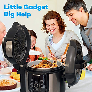 Lid Stand Lid Holder Accessories Compatible with Ninja Foodi Pressure Cooker and Air Fryer 6.5 Quart and 8 Quart, By Sicheer