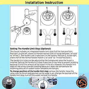 RP50587 Single Handle Cartridge Valve Replacement for Various Model Fit For Kitchen,Shower,Toiletsand and Lavatory Faucet Motion Cartridge,Faucet 36mm-QLXAQLX