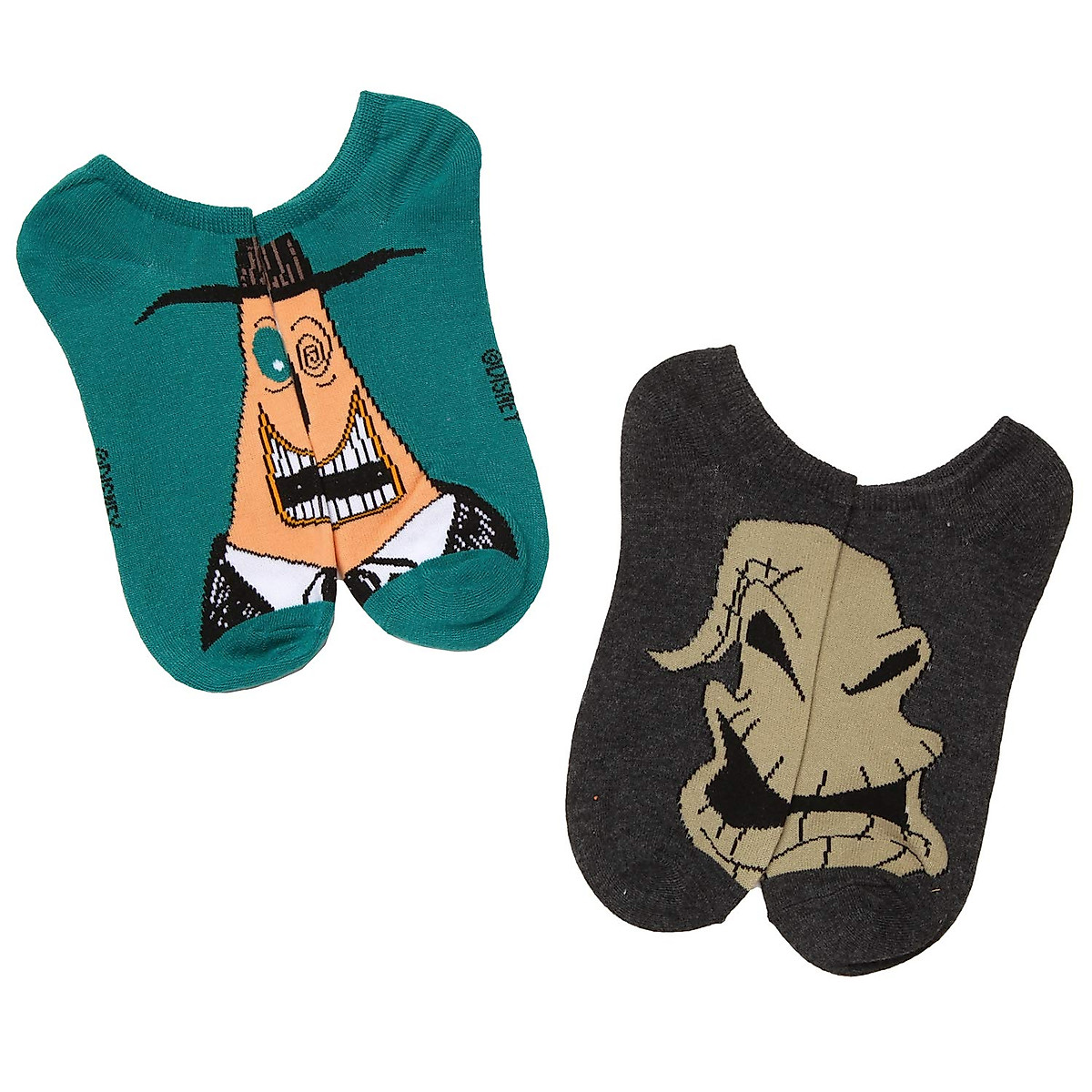 Disney womens Nightmare Before Christmas 5 Pack No Show Casual Sock, Assorted Multi, 9 11 US