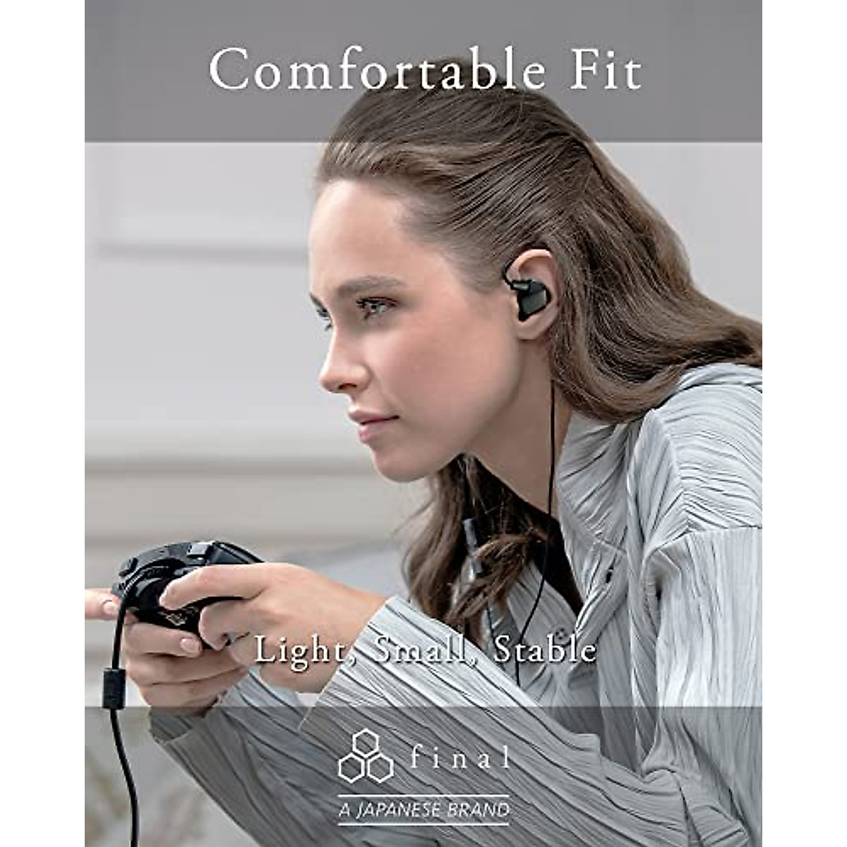 Final VR3000 – in-Ear Gaming Headset with Microphone for PC Gaming, Consoles and VR equipments